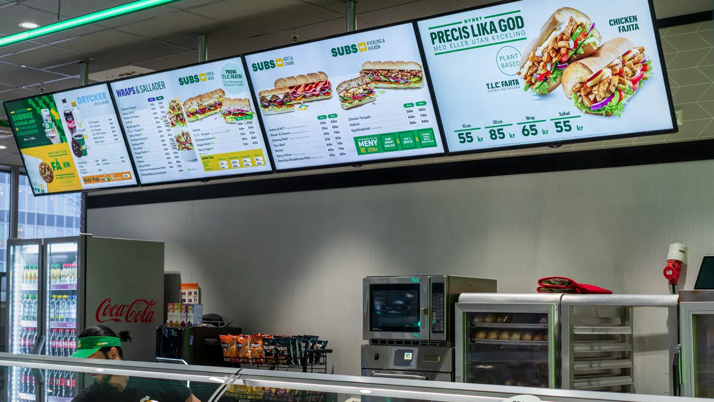 Subway Menu Board SUBWAY's Menu Western Sandwich Fast Food In Wan