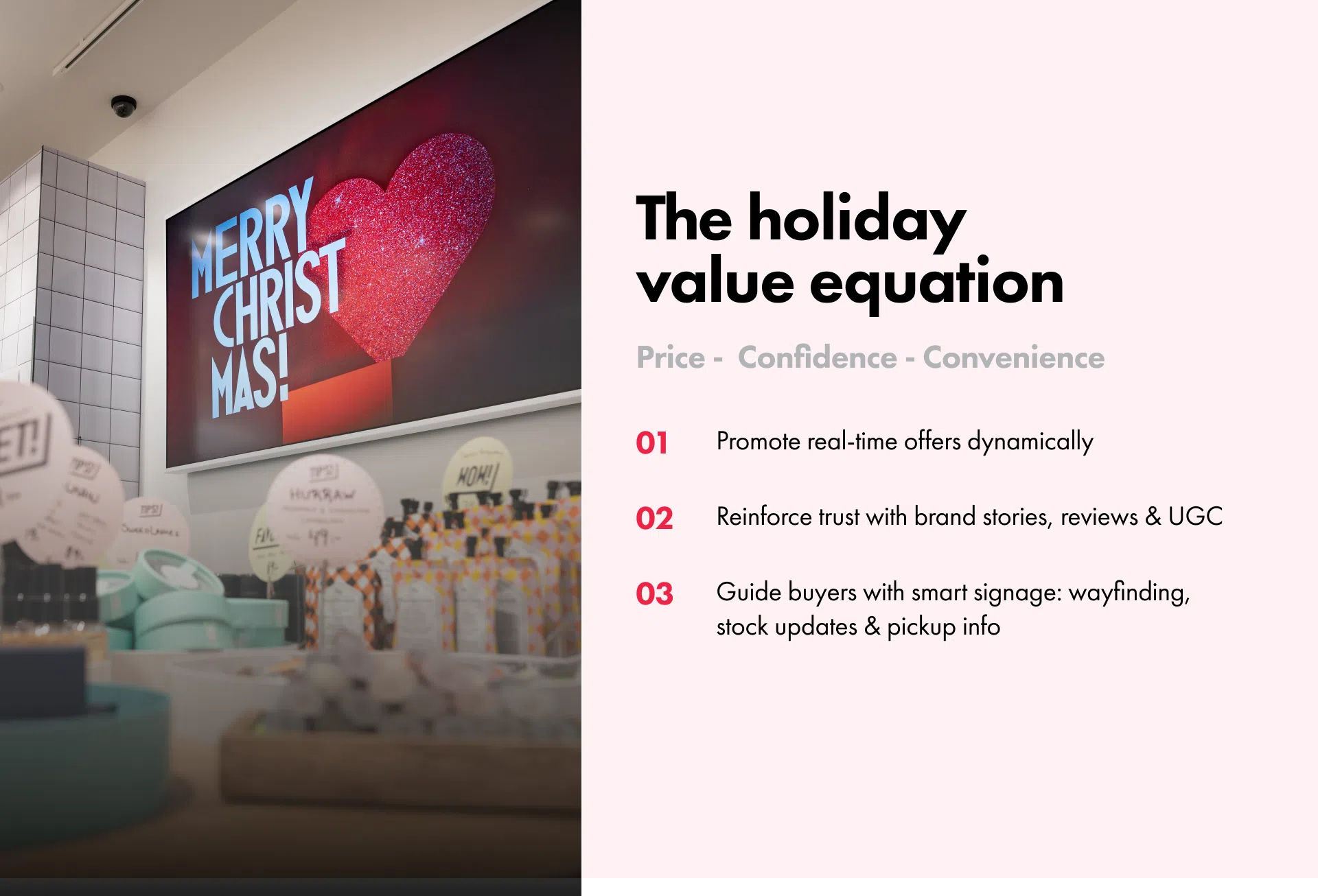 Win Holiday Shoppers with Smarter Digital Signage - Visual Art